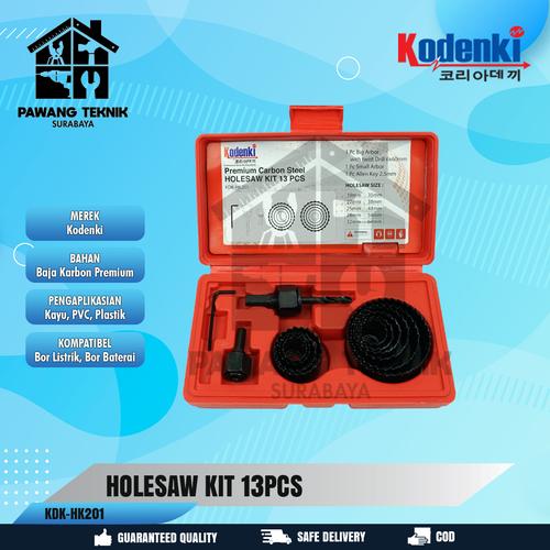 Jual Kodenki Mata Bor Holesaw Kit 13pcs Bor Kayu Pipa Paralon PVC ...