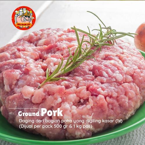 Jual DAGING BABI GILING MINCED GROUND PORK EMPUK PREMIUM ASLI BALI ...