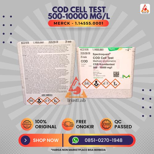 Jual COD Cell Test 500-10000 MG/L Merck 1.14555.0001 COD Cell Test ...