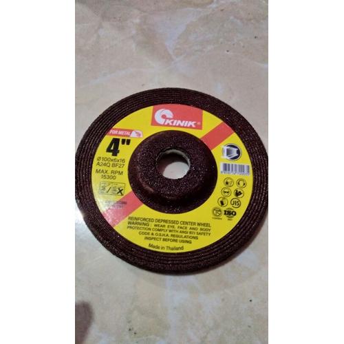 Jual Batu Gerinda Gurinda Poles Besi Mata Slep Kinik Tebal 6ml 4 inch ...