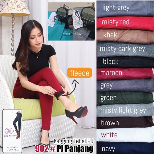 Promo Legging Import Premium Super Tebal / Legging Wanita Panjang Fit to XXL - 902-MISTY BLUE ...