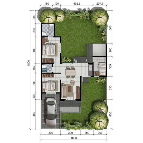 Jual Model desain model baru untuk denah rumah 2 dimensi - Kab ...