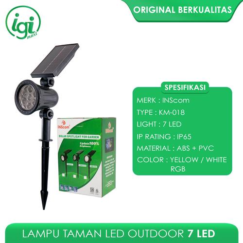 Jual LAMPU TAMAN SOLAR LED SOROT TEMBAK TANCAP HIAS SPOT LIGHT OUTDOOR ...