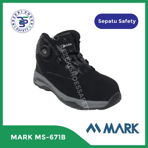 Jual SEPATU SAFETY MARK MS-671B HITAM SPORT - SAFETY SHOES MARK MS-671B ...