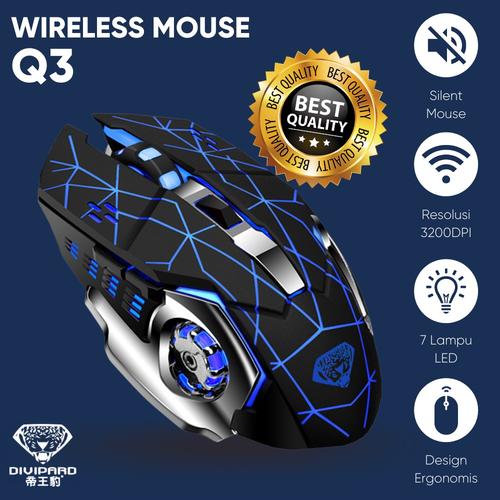 Jual Mouse Mause Mos Komputer Laptop Wireless Tanpa Kabel Silent Klik ...