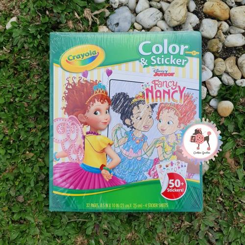 Jual Crayola Fancy Nancy Coloring Pages & Sticker Sheets - Kota Medan ...