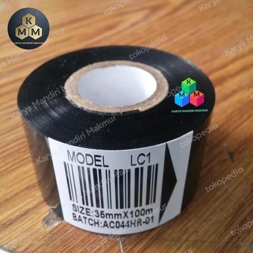 Jual RIBBON TAPE / PITA TINTA FOR CODING MACHINE SIZE 35mm x 100 meter ...