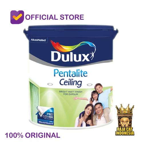 Jual Cat Plafon / Tembok / Gypsum Dulux Pentalite Ceiling Putih 5 Kg ...