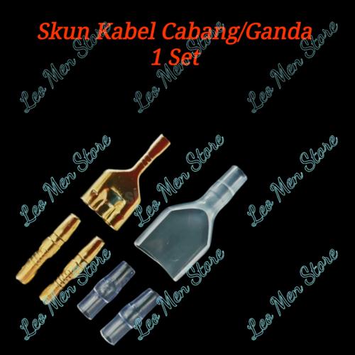 Jual Skun Kabel Cabang~Skun Kabel Ganda~Skun Kabel~Kuningan~1 Set ...