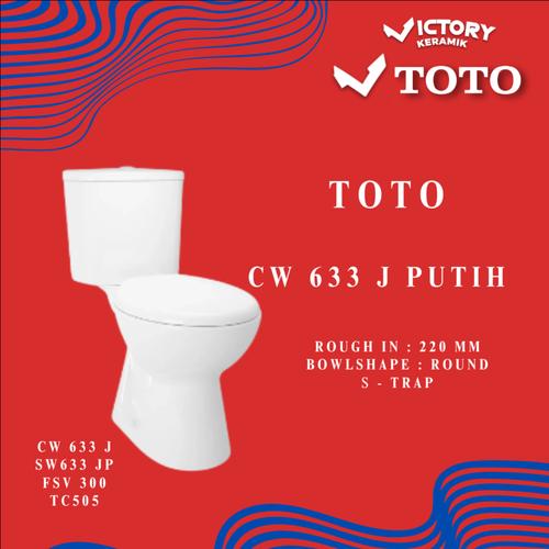 Jual KLOSET DUDUK TOTO/ KLOSET CW 633J/MONOBLOK TOTO - BODY ONLY - Kab ...
