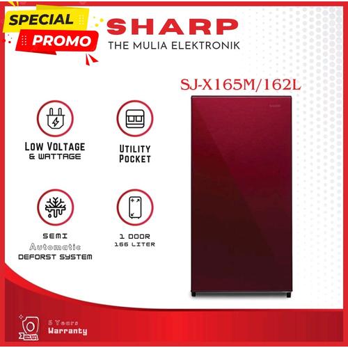 Jual sharp Kulkas SJ-X165M-SR 162 Liter Original - Kota Bekasi - The ...