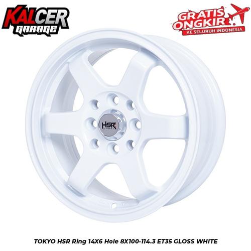 Jual VELG MOBIL R14 HSR TOKYO WHITE UNTUK AVANZA KARIMUN SIGRA VIOS DLL ...