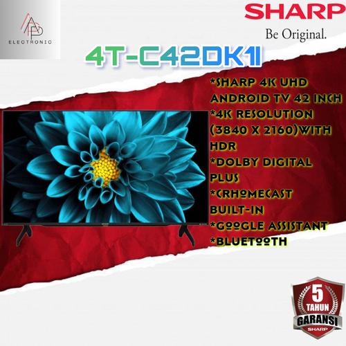 Jual SHARP 4T-C42DK1I / 4TC42DK1I / 4TC42DK 4K ANDROID TV 42 INCHI ULTRA HD - Jakarta Barat - AP ...