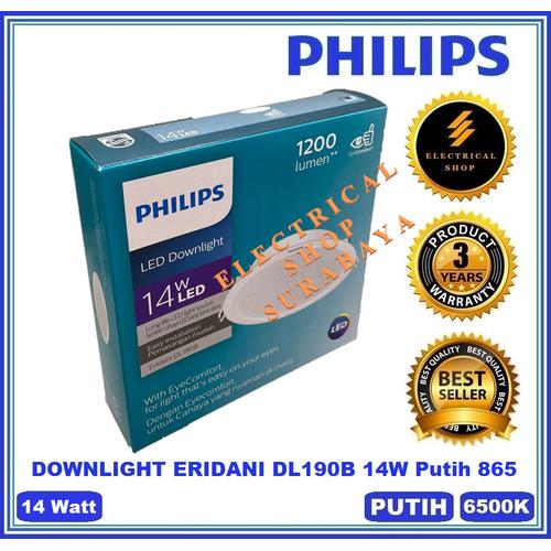 Jual PHILIPS DOWNLIGHT LED ERIDANI 14W 14 WATT PUTIH KUNING DL190B 6 ...