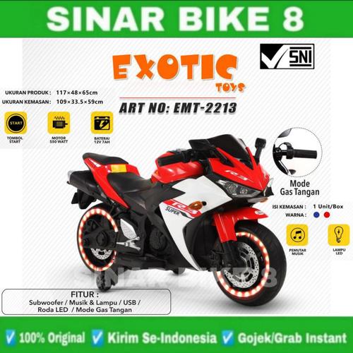 Jual Motor Aki EXOTIC EMT 2213 Ninja R3 Sport Mainan Anak - Merah - Kab ...