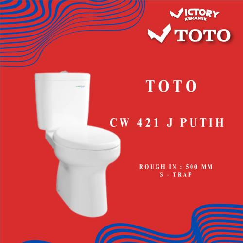 Jual KLOSET DUDUK TOTO/CW 421 J PUTIH/ MONOBLOK - Kab. Bandung ...
