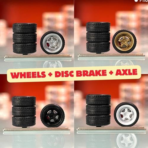 Jual Ban Karet Velg w/ Disc Brake Hotwheels Diecast Axle Terpisah ...