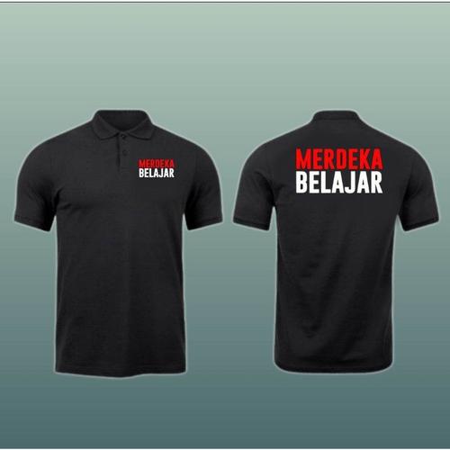 Jual Kaos Polo Shirt Baju Kerah MERDEKA BELAJAR MENGAJAR KURIKULUM ...