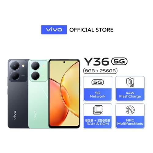 Jual Hp Vivo Y36 5G 8/256 GB - ( Vivo Y36 5G NFC 8GB + 256GB ) Garansi ...
