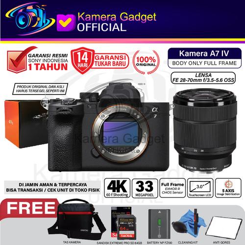 Promo Camera Sony A7 IV Kit 28-70mm Mirrorless Alpha 7 Mark 4 - A7IV ...