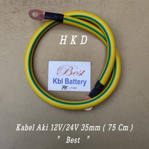 Jual KABEL BATTERY AKI / ACCU MOBIL 35MM - 24V ( 75 CM ) " BEST " - Hitam - Jakarta Pusat - HKD ...
