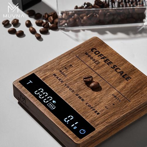 Promo MUVNA Wood Digital Scale for Espresso Timbangan Wooden Kayu Coffee - Mini - Wood - Kota ...