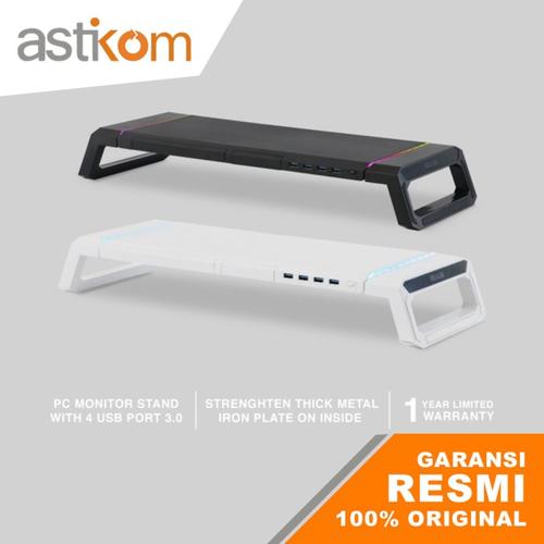 Jual Monitor Stand Rexus Trant FP03 RGB USB 3.0 Monitor Stand RGB ...
