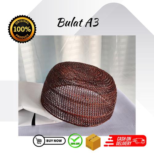 Jual KOPIAH RESAM BULAT KUALITAS A3 | ASLI BANGKA BELITUNG PECI RESAM ...
