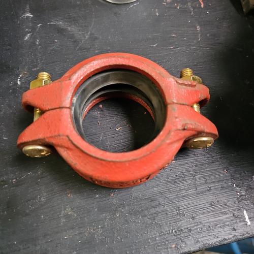 Jual flexible coupling grooved pipe joint.clamp coupling pipa 3" 88,9mm ...