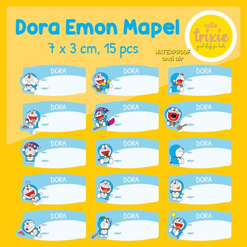 Jual Sticker Label Buku Mata Pelajaran Mapel Doraemon - Jakarta Barat ...