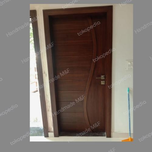 Jual PINTU JATI SOLID MINIMALIS MODERN DAN ELEGAN 744 - Kota Depok ...