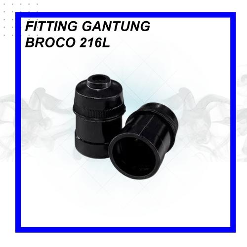 Jual Fitting BROCO Lampu Gantung E27 Hitam 216L - Kota Medan ...