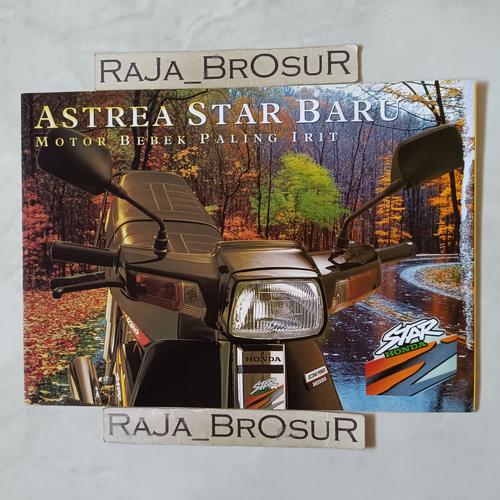 Jual Poster brosur katalog leaflet jadul lawas Honda Astrea Star 1997 ...