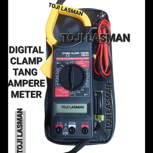Jual ( TANG AMPERE ) DIGITAL CLAMP AMPERE METER TESTER MULTIMETER - Kab ...