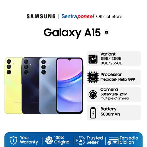 Promo Samsung Galaxy A15 4G NFC 8GB/128GB 8GB/256GB - Garansi Resmi ...