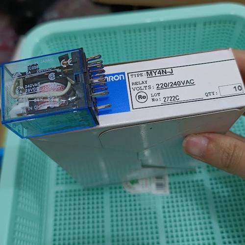 Jual RELAY OMRON MY4N-J 220/240VAC 14 PIN RELAY OMRON MY4N-J 220V 14 ...