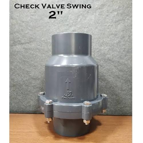 Jual Swing Check Valve 2 inch KDJ Tabok klep Checkvalve pvc 2" inch ...