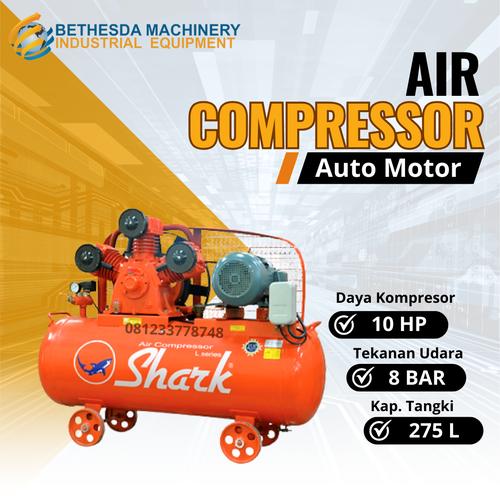 Jual Kompresor Angin 10 HP SHARK Air Compressor / Kompresor 10 HP 380 V ...