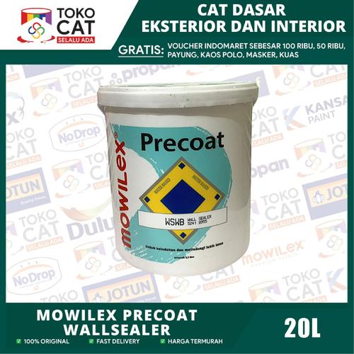 Jual Mowilex Precoat Wall Sealer Tembok WSWB Cat Dasar Interior 20L ...
