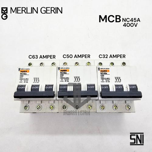 Jual MERLIN GERIN MCB NC45A 3 PHASE/FASE 32A 50A 63A - 32A - Jakarta Timur - JAWARA.LISTRIK ...
