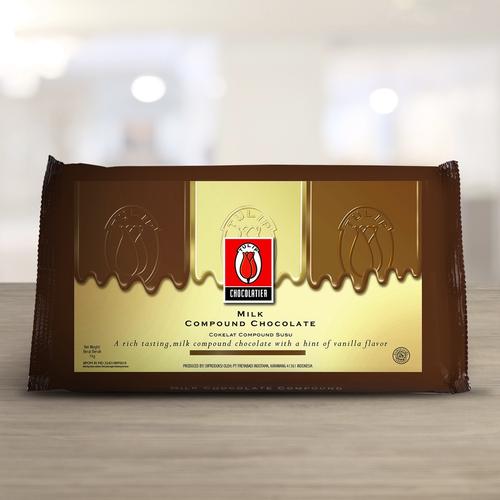 Jual 1 kg chocolate milk compound chocolatier 1000 gram - Jakarta Timur ...