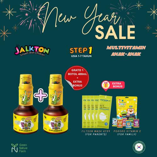 Jual Jalkton Step 1 400ml Multivitamin Anak/Suplemen Korea/Pororo vit C ...
