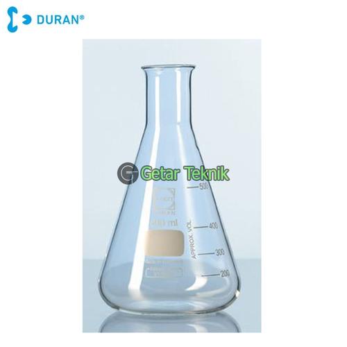 Jual Erlenmeyer Flask Narrow Neck With Graduation DURAN 212163605 250ml - Kab. Bekasi - Getar ...