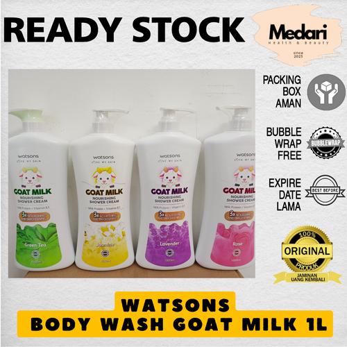 Jual WATSONS GOAT MILK BODY WASH 1 LITER / SABUN MANDI SUSU KAMBING ...