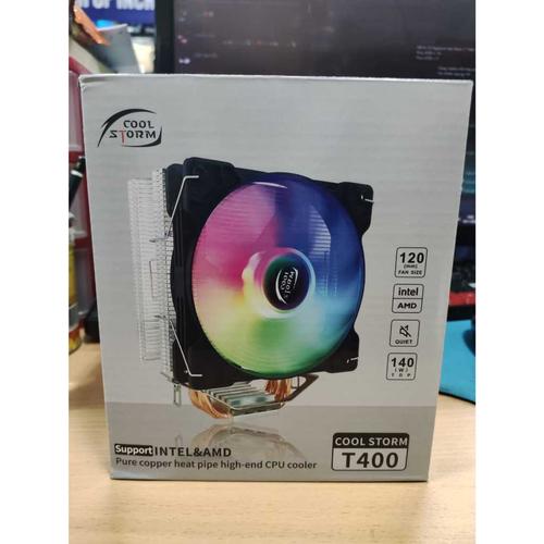 Jual CPU COOLER RGB FAN PROCESSOR COOLER RGB 4 HEATPIPE W400 - Jakarta ...