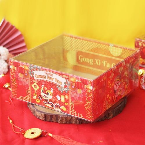 Jual Box Parcel Kue Lapis Imlek Tutup Mika Motif Barongsai Size ...