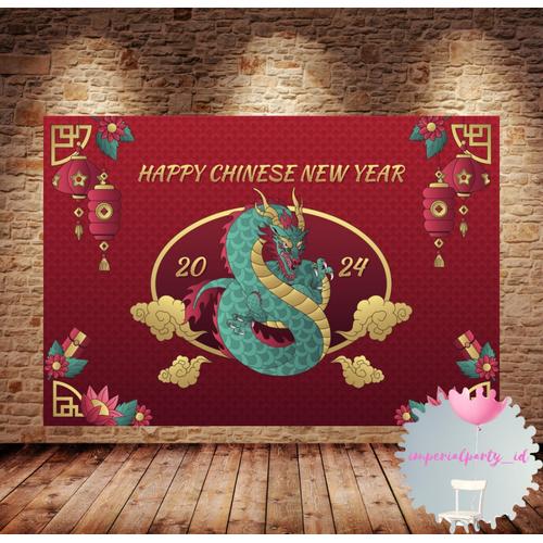 Jual Custom Backdrop Banner Spanduk Imlek Sincia Chinese New Year ...