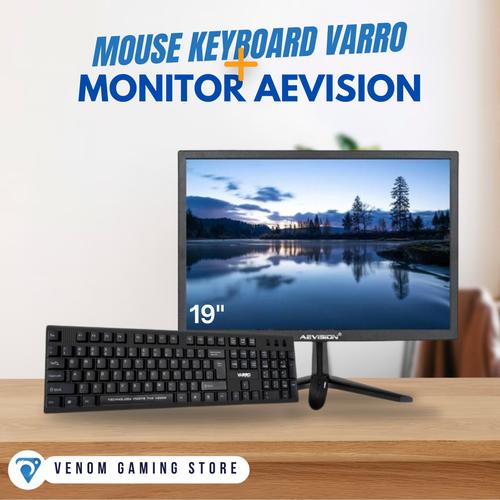 Jual Set Monitor 19 Inch + Keyboard Mouse OFFICE - Kab. Tangerang ...