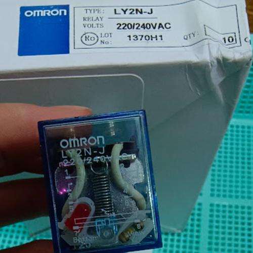Jual RELAY OMRON LY2N-J 220/240VAC 8 PIN RELAY OMRON LY2N-J 220V 8 KAKI - Jakarta Barat ...