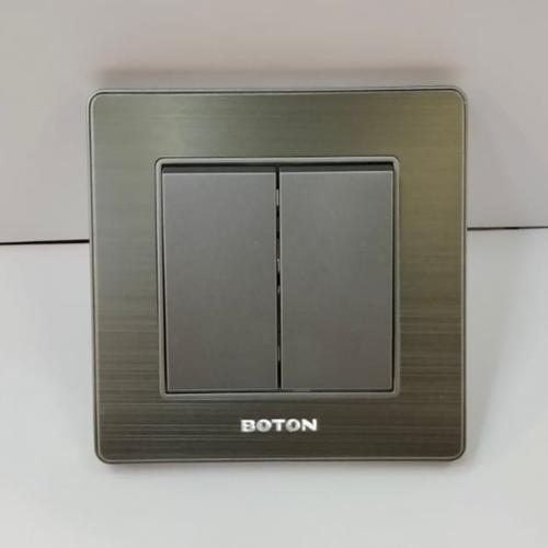 Jual BOTON GREY SAKLAR SERI K2 SAKELAR LAMPU GREY SILVER SNI SWITCH 1 ...